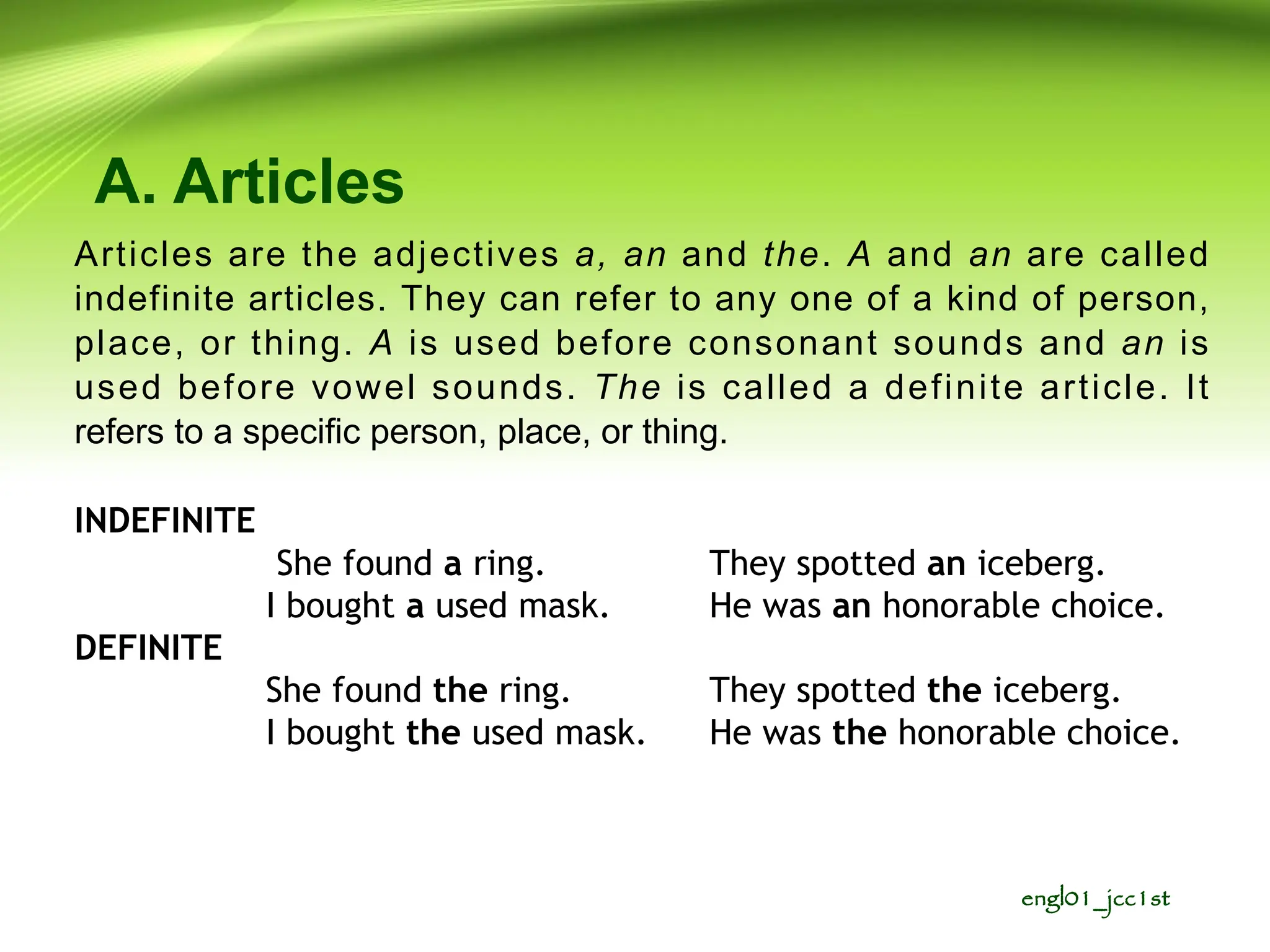 Adjective, parts of speech, talks about adjectives.pdf