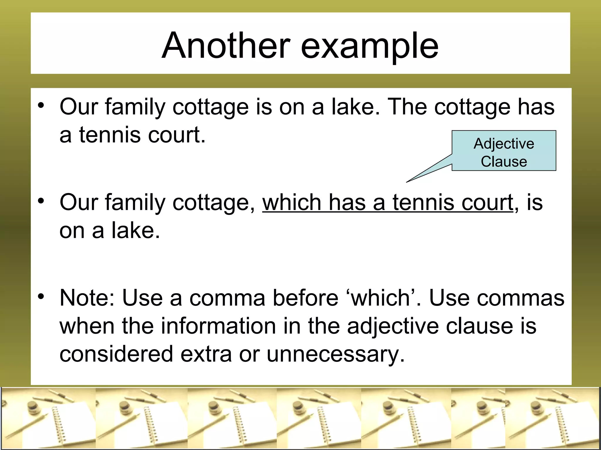 Adjective Clause | PPT