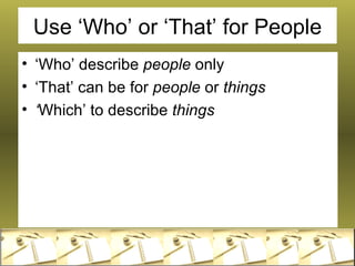 Adjective Clause | PPT