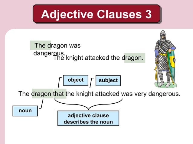 Adjective clause relative clause | PPS