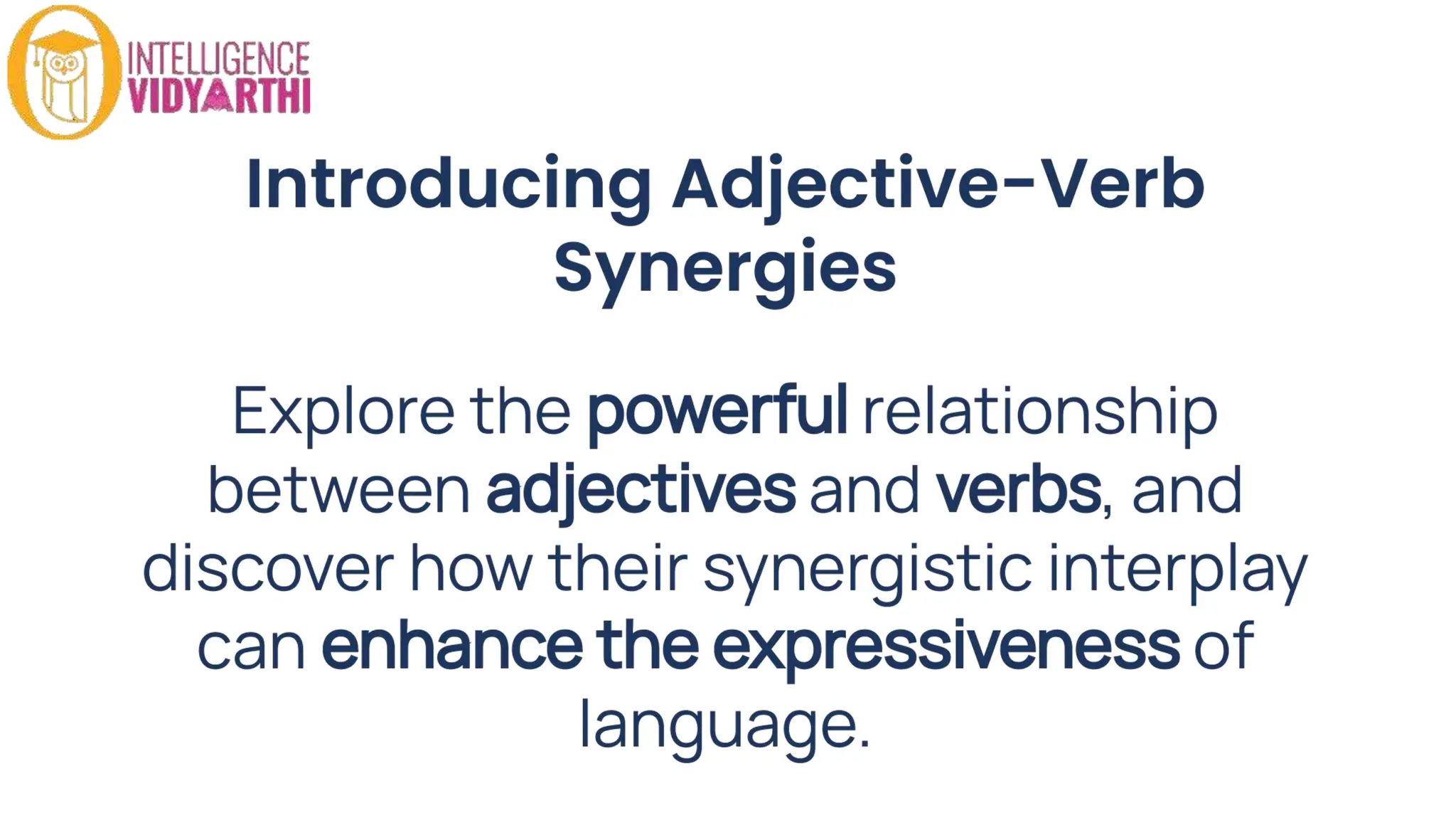 Some examples of adjectives combined with verbs | PPT
