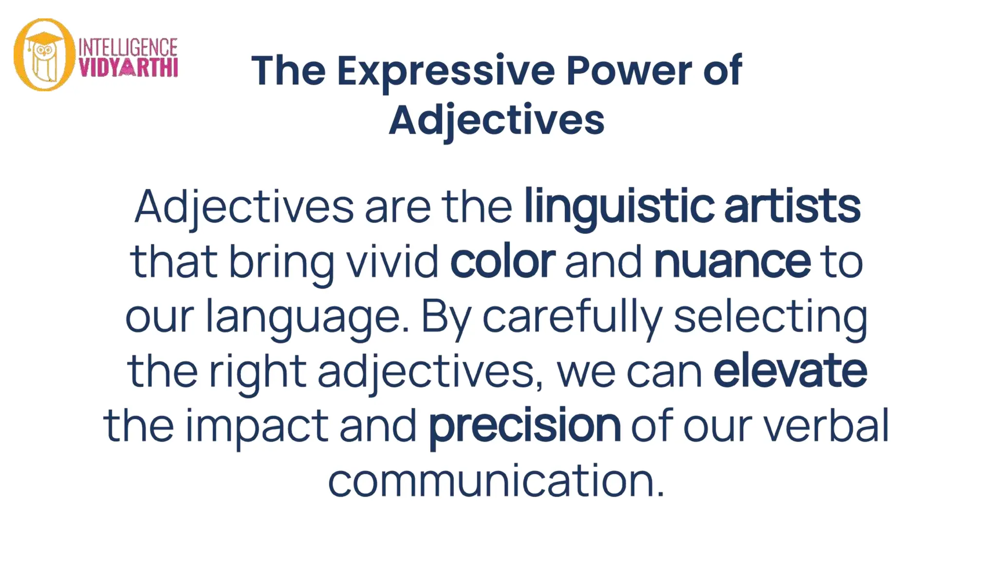 Some examples of adjectives combined with verbs | PPT