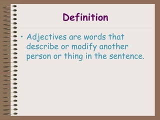 ADJECTIVES | PPT
