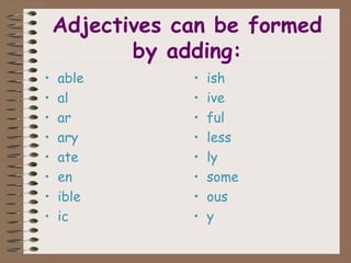 ADJECTIVES | PPT