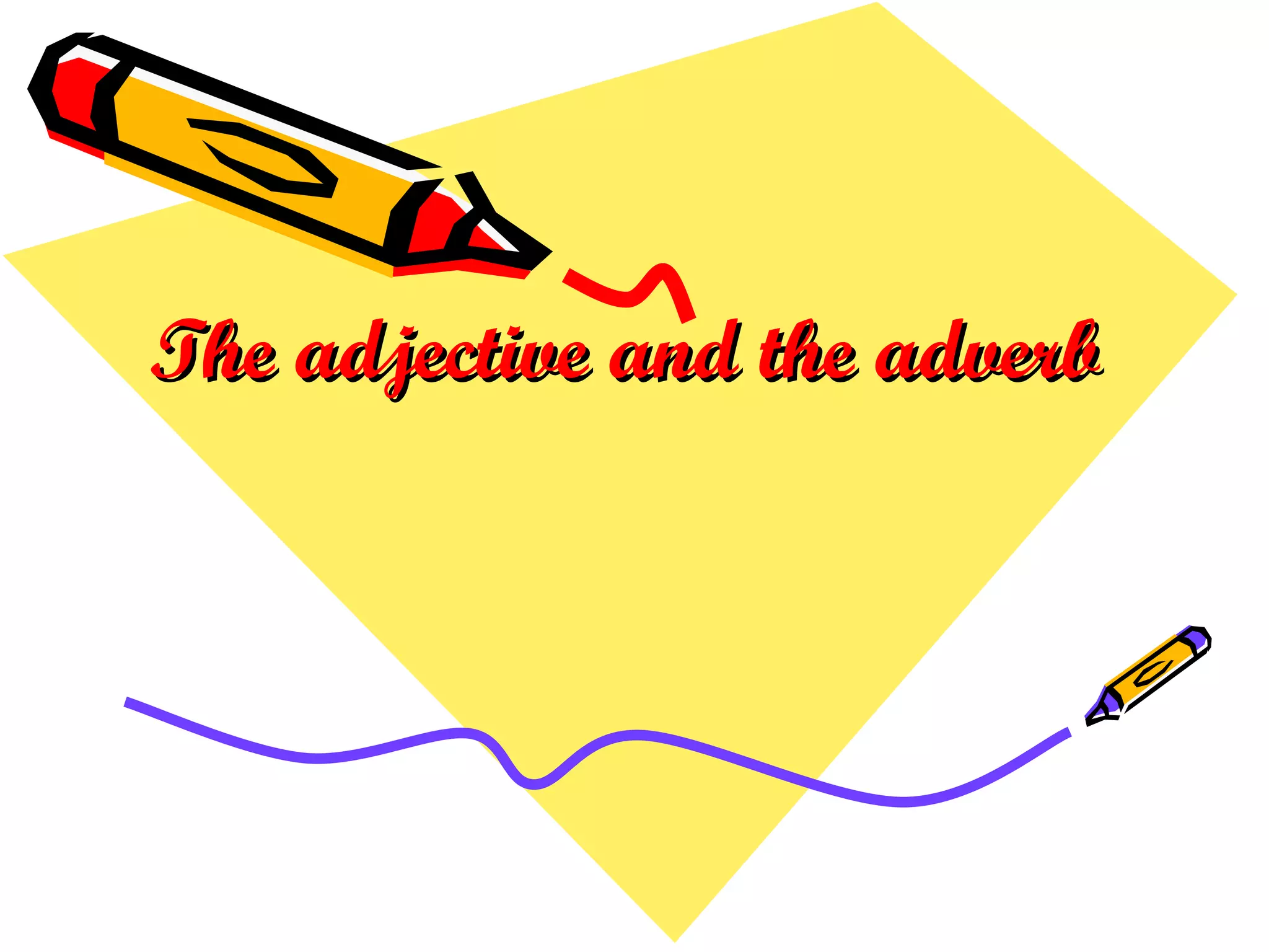 Adjective adverb | PPT