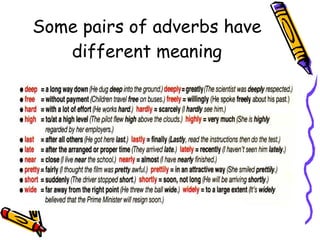 Adjective adverb | PPT