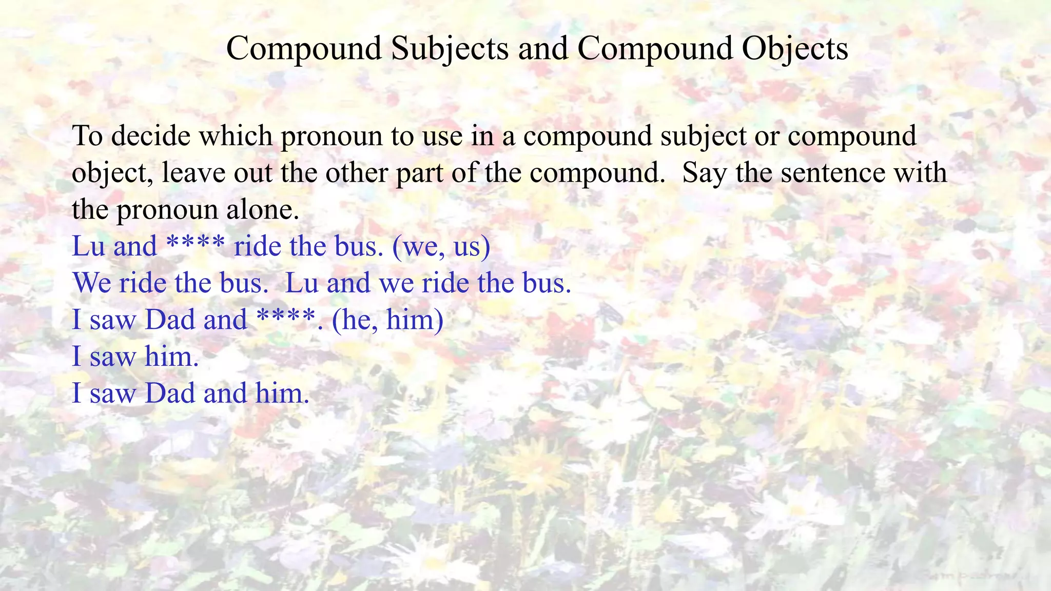 Adjective, Adverb, and Pronoun Rules and Guideline | PPTX