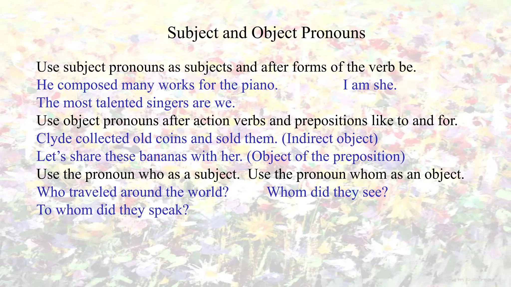 Adjective, Adverb, and Pronoun Rules and Guideline | PPTX