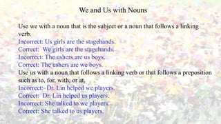 Adjective, Adverb, and Pronoun Rules and Guideline | PPTX