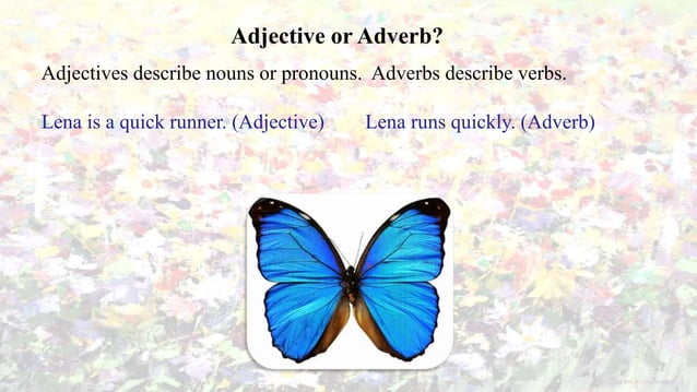 Adjective, Adverb, and Pronoun Rules and Guideline | PPTX