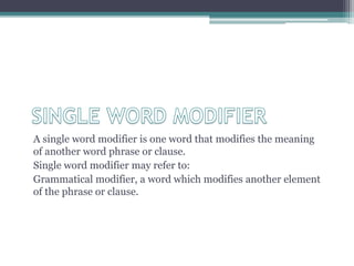 Adjective and adverb | PPT