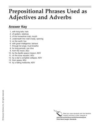 Adjective+and+adverb+phrases | PDF