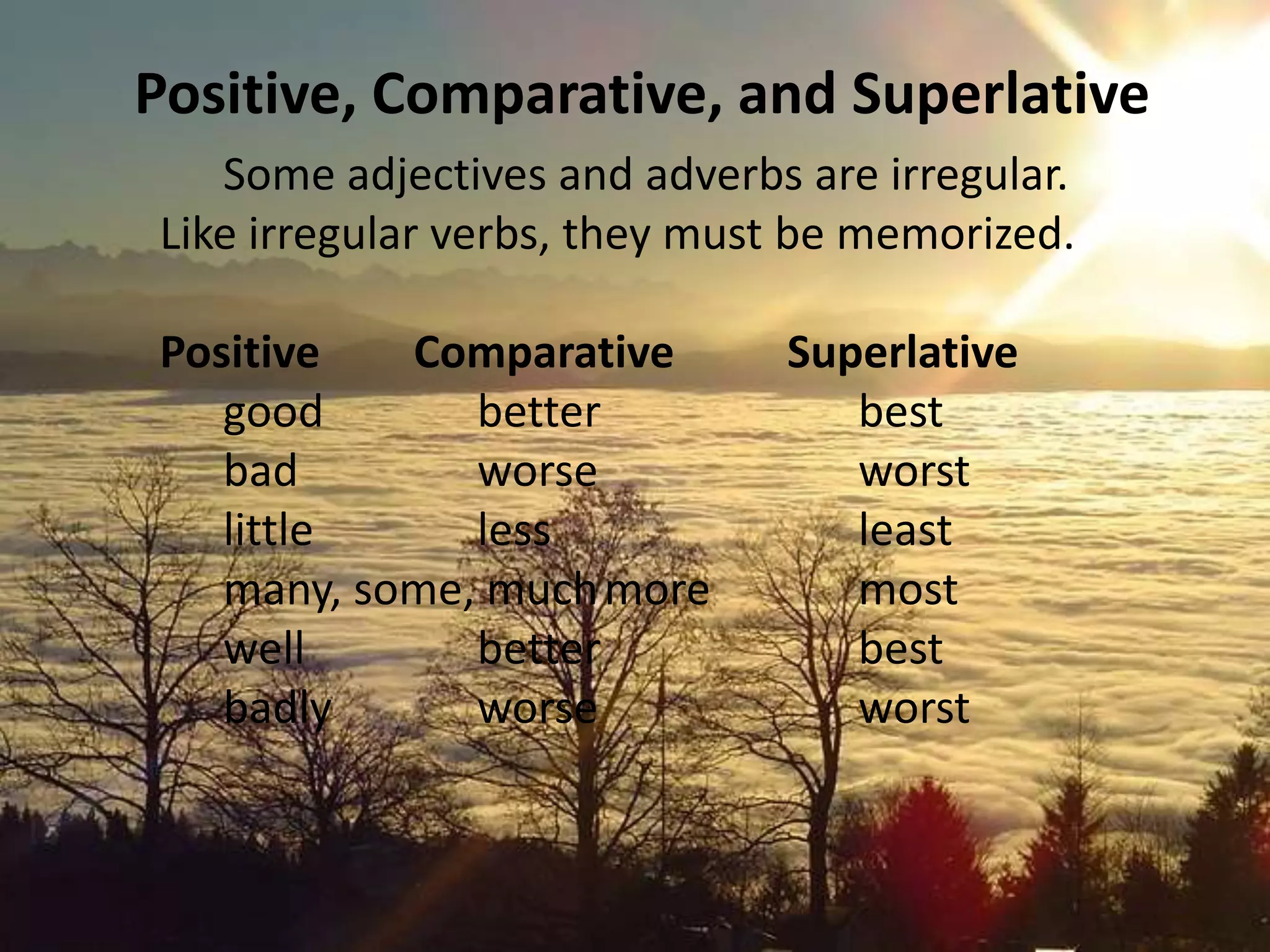 Adjective and adverbs | PPTX
