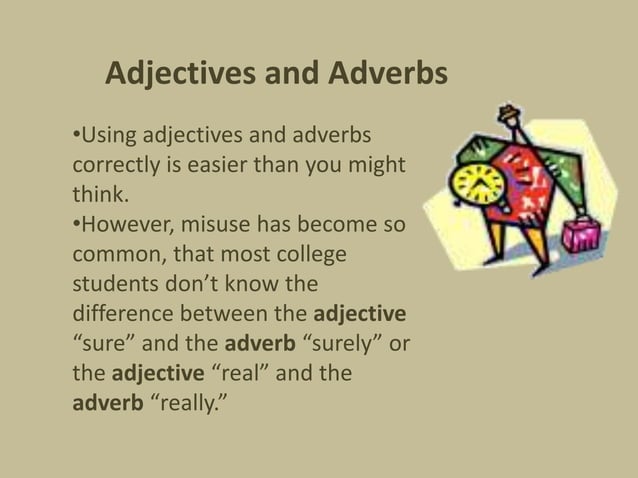 Adjective and adverbs | PPTX