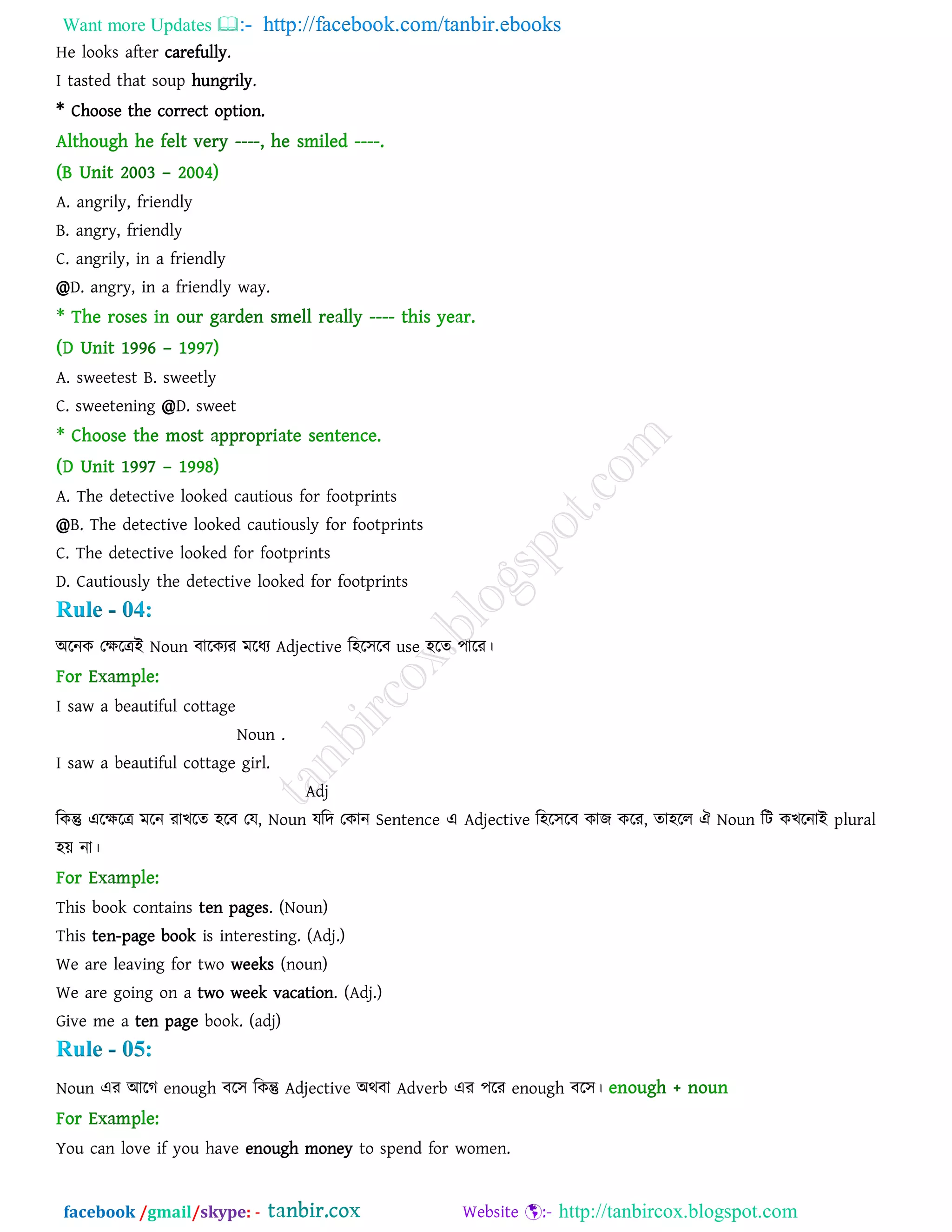 Adjective by tanbircox | PDF