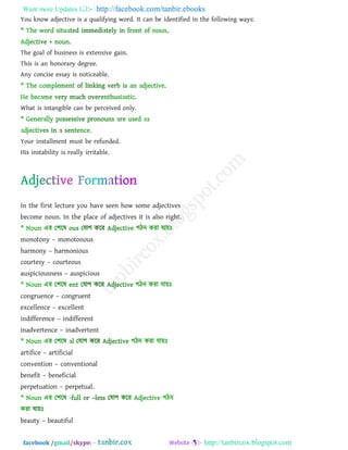 Adjective by tanbircox | PDF