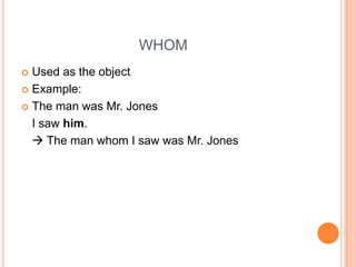 Adjective clause | PPT