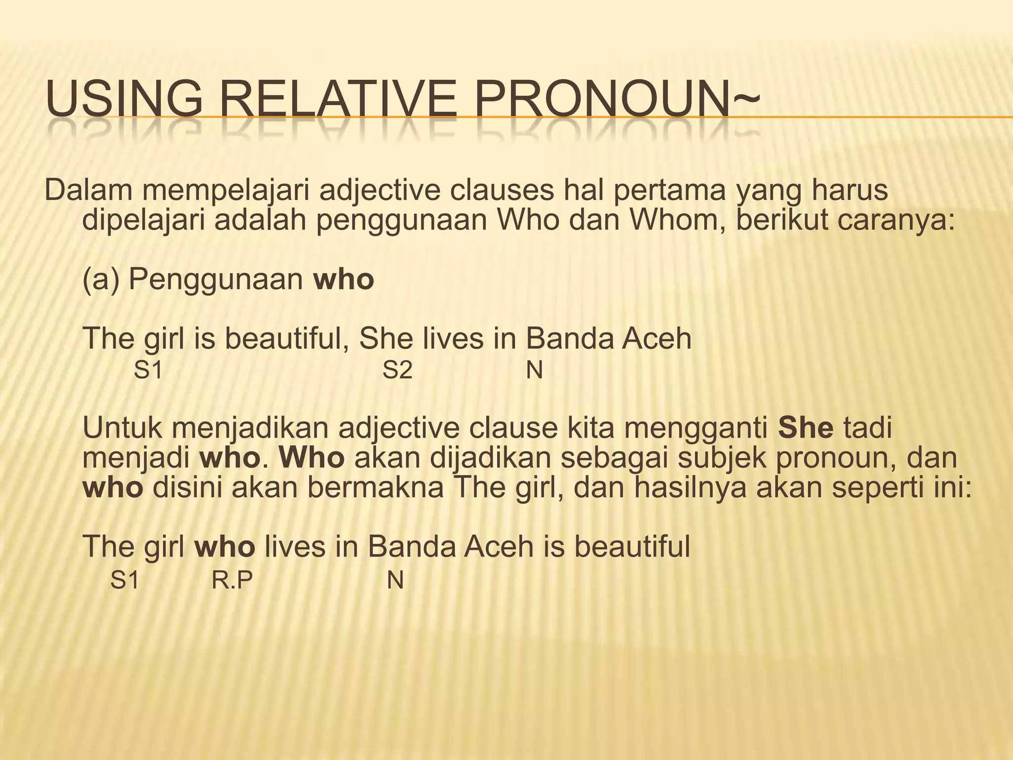 Adjective Clause | PPTX