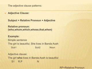 Adjective Clause | PPTX