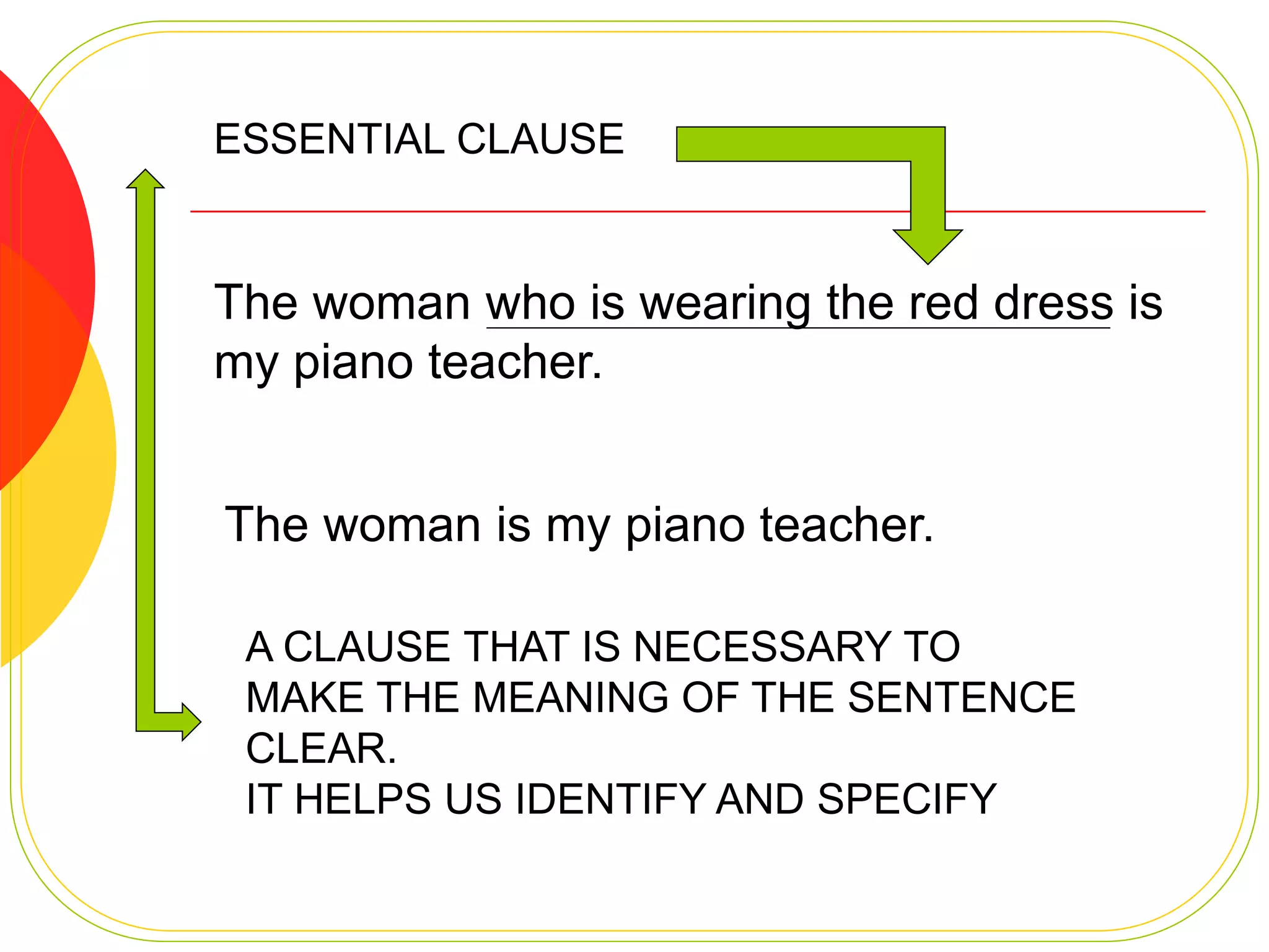 Adjective clause | PPT