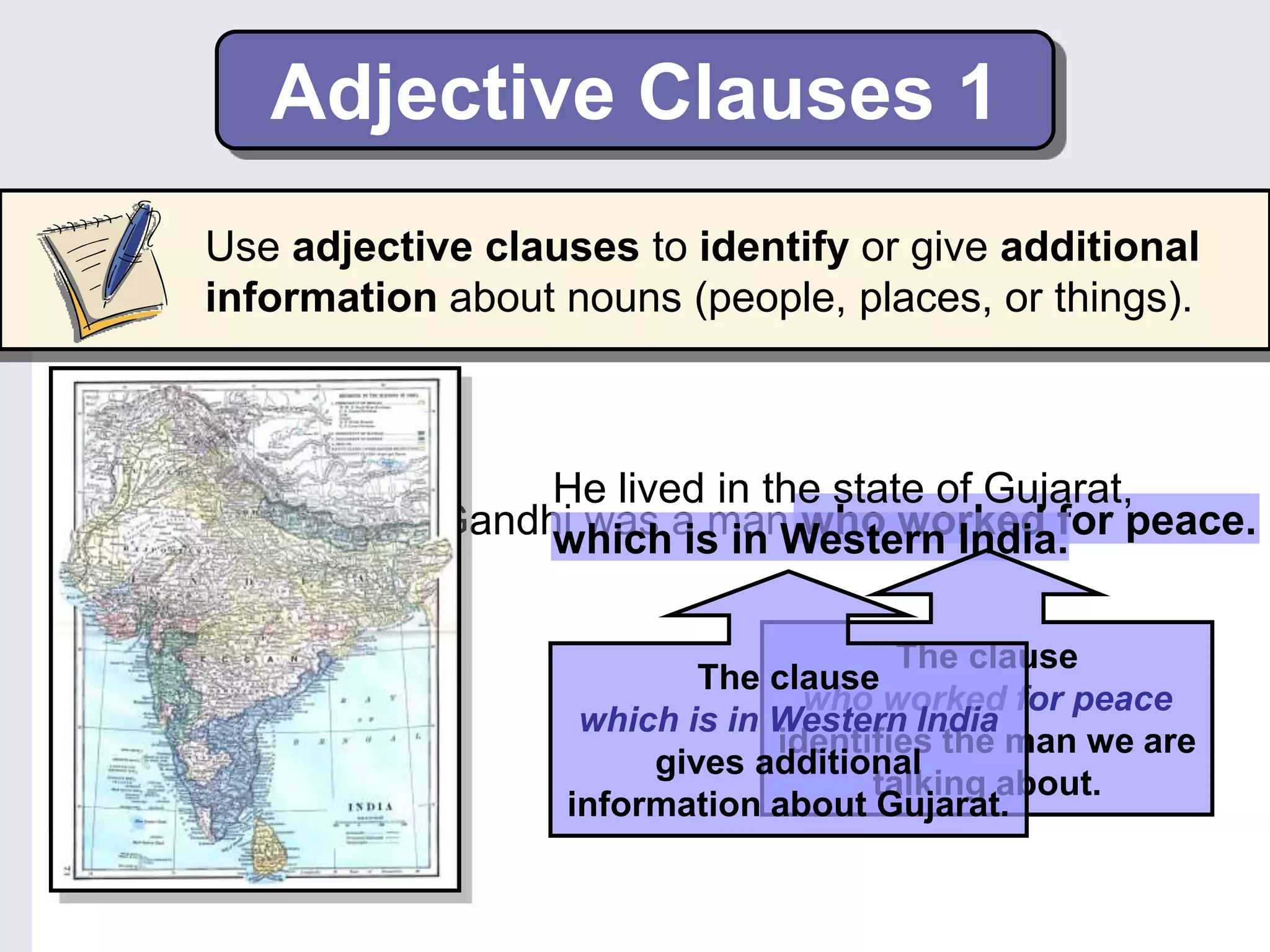 Adjective clause.ppt | Healthcare Industry | Industries