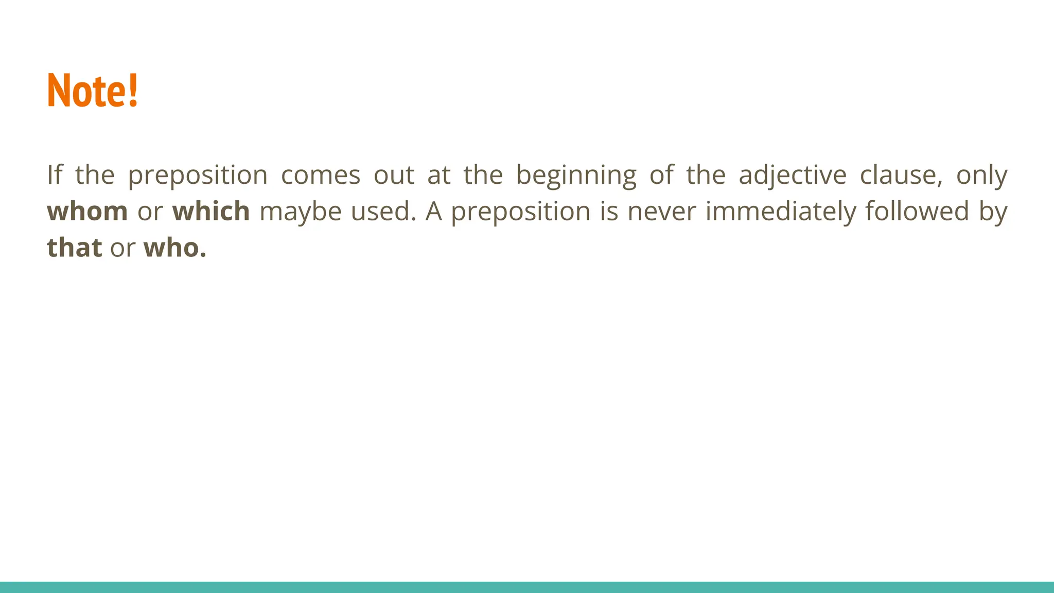 Adjective Clause for English Advanced Class | PPTX