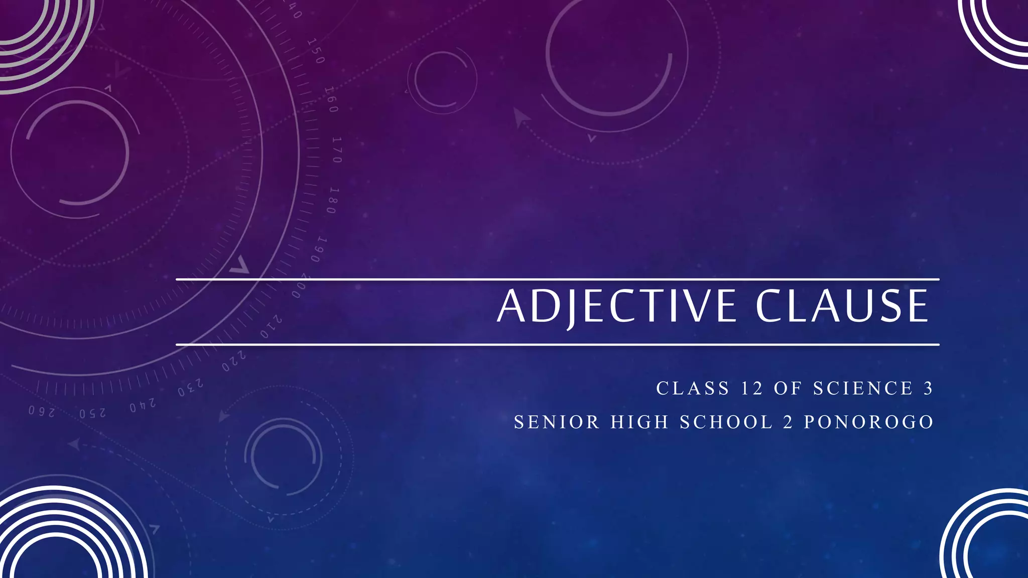 Adjective Clause-Who,Whom, Which, That | PPTX