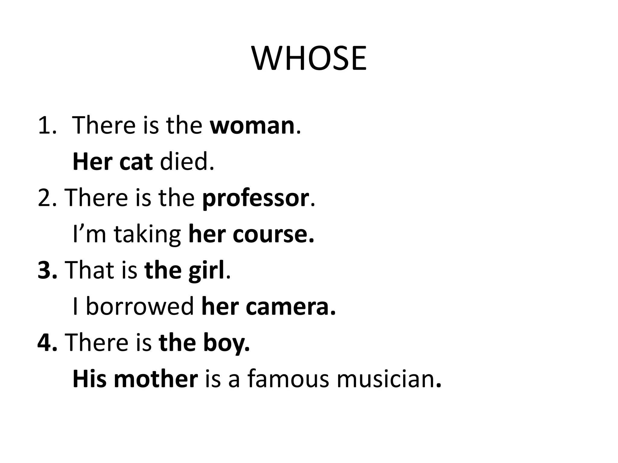 Adjective clause exercise | PPTX | Celebrity Families | Pop Culture