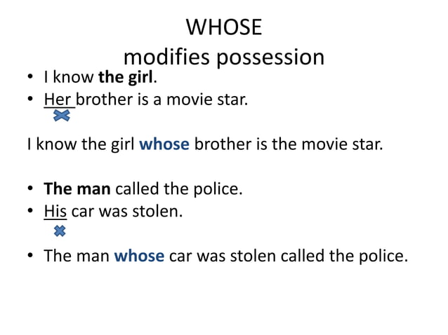 Adjective clause exercise | PPT