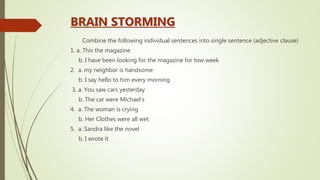 Adjective clause ppt | PPT