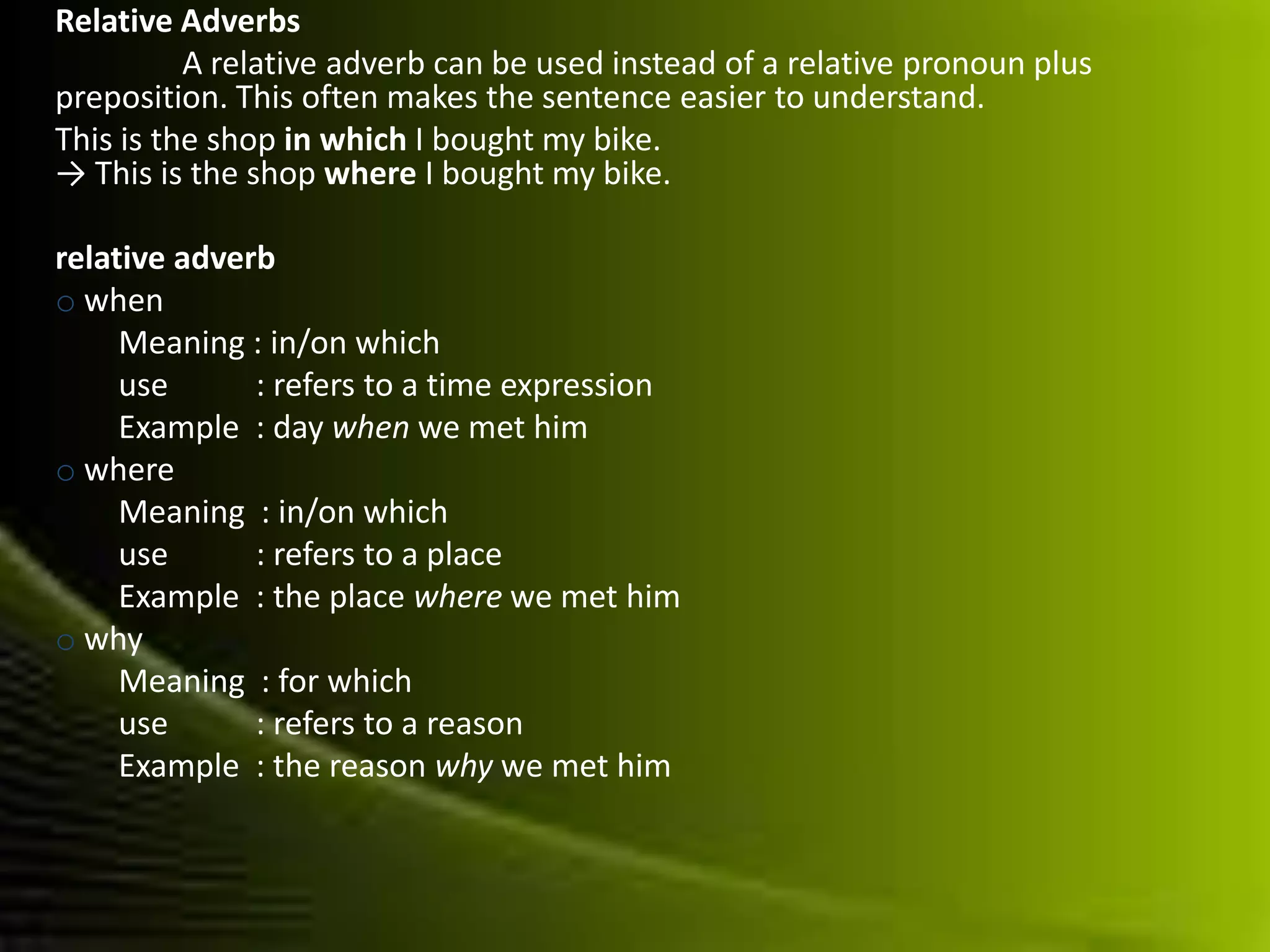 Adjective clause and relative clause | PPTX