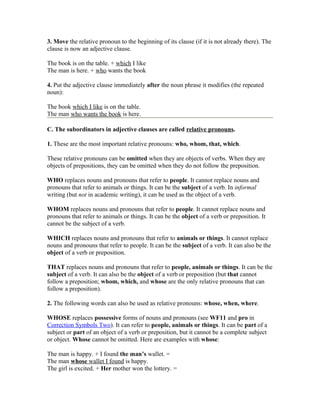 Adjective clauses | PDF