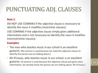 Adjective clauses | PPTX