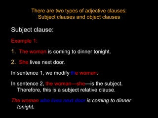 Adjectiveclauses | PPTX