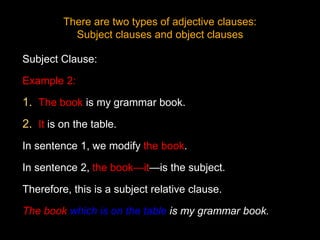 Adjectiveclauses | PPTX
