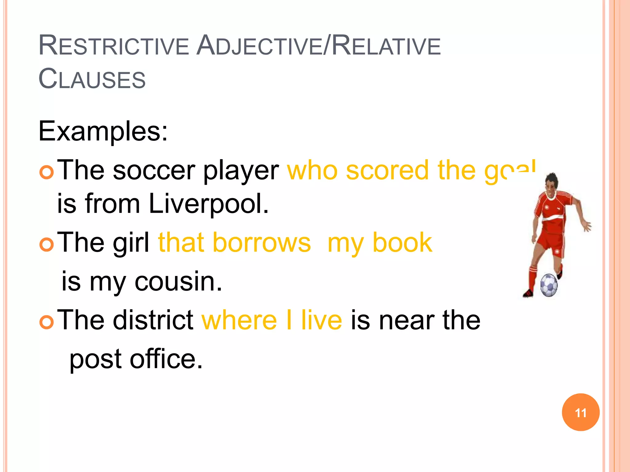 Adjective clauses | PPTX