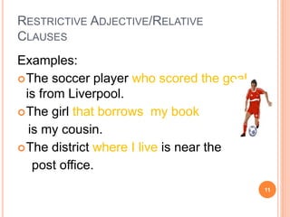 Adjective clauses | PPTX