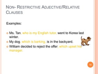 Adjective clauses | PPTX