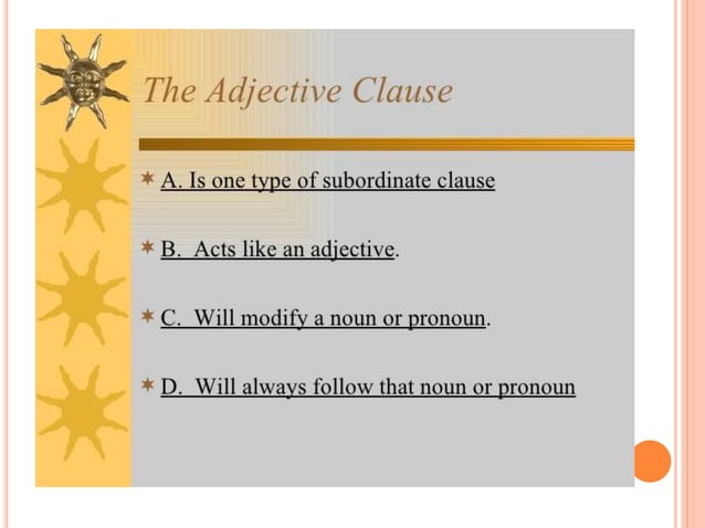 Adjective clauses | PPT