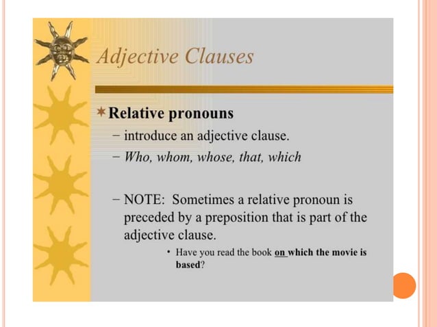 Adjective clauses | PPT