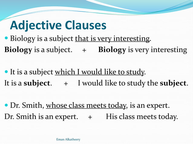 adjective_clauses and restrictive and nonrestrictive clauses | PPTX