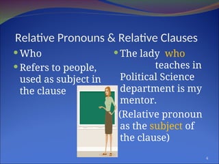 Grammar: Power Point Slides of Adjective Clauses.ppt