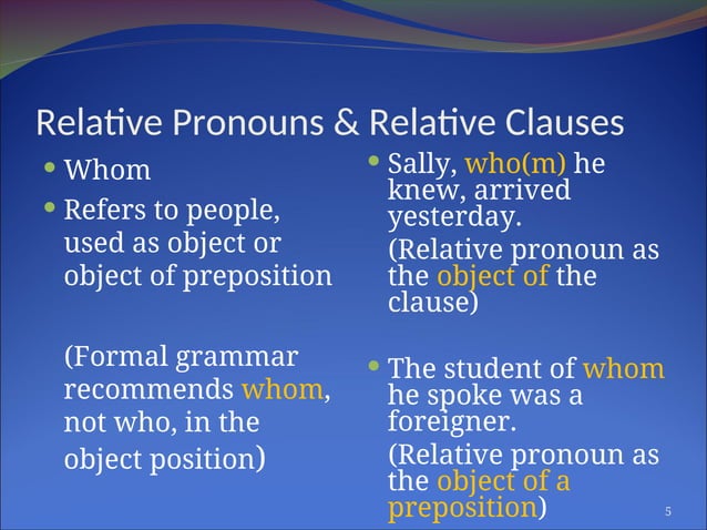 Grammar: Power Point Slides of Adjective Clauses.ppt | Soccer | Sports