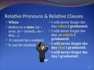 Grammar: Power Point Slides of Adjective Clauses.ppt