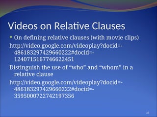 Adjective Clauses for advance english learner.ppt