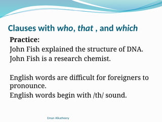 the example of complex sentence adjective_clauses.pptx