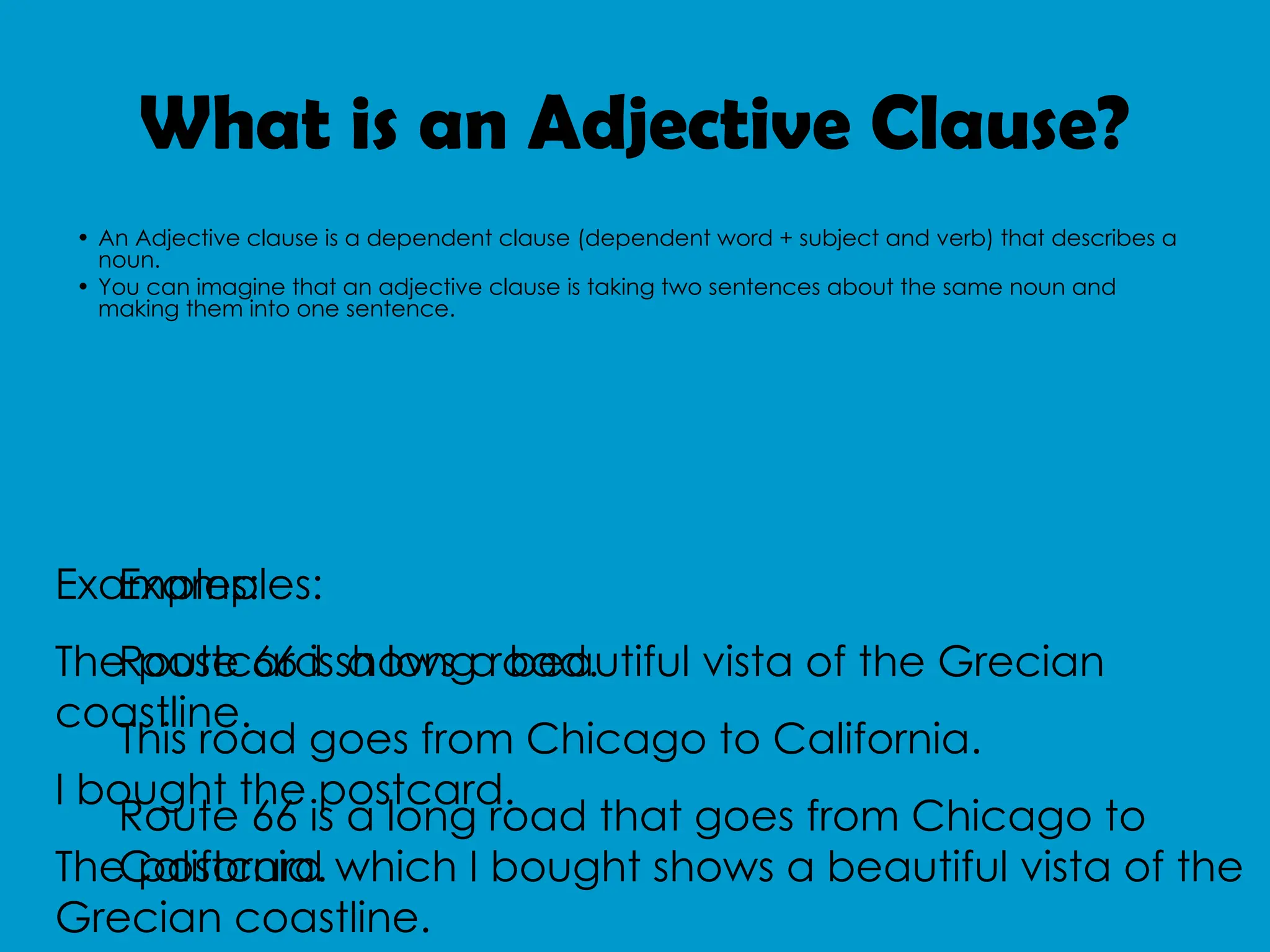 materi bahasa inggris Adjective Clauses.ppt