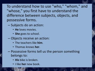 Adjective clauses klp 1 bing | PPT