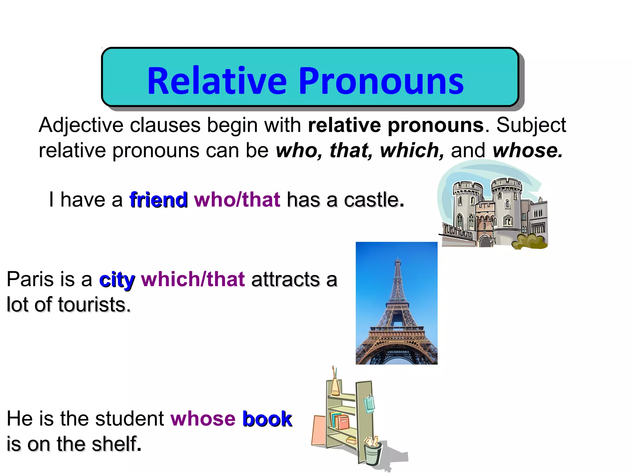 Adjective clauses with | PPT