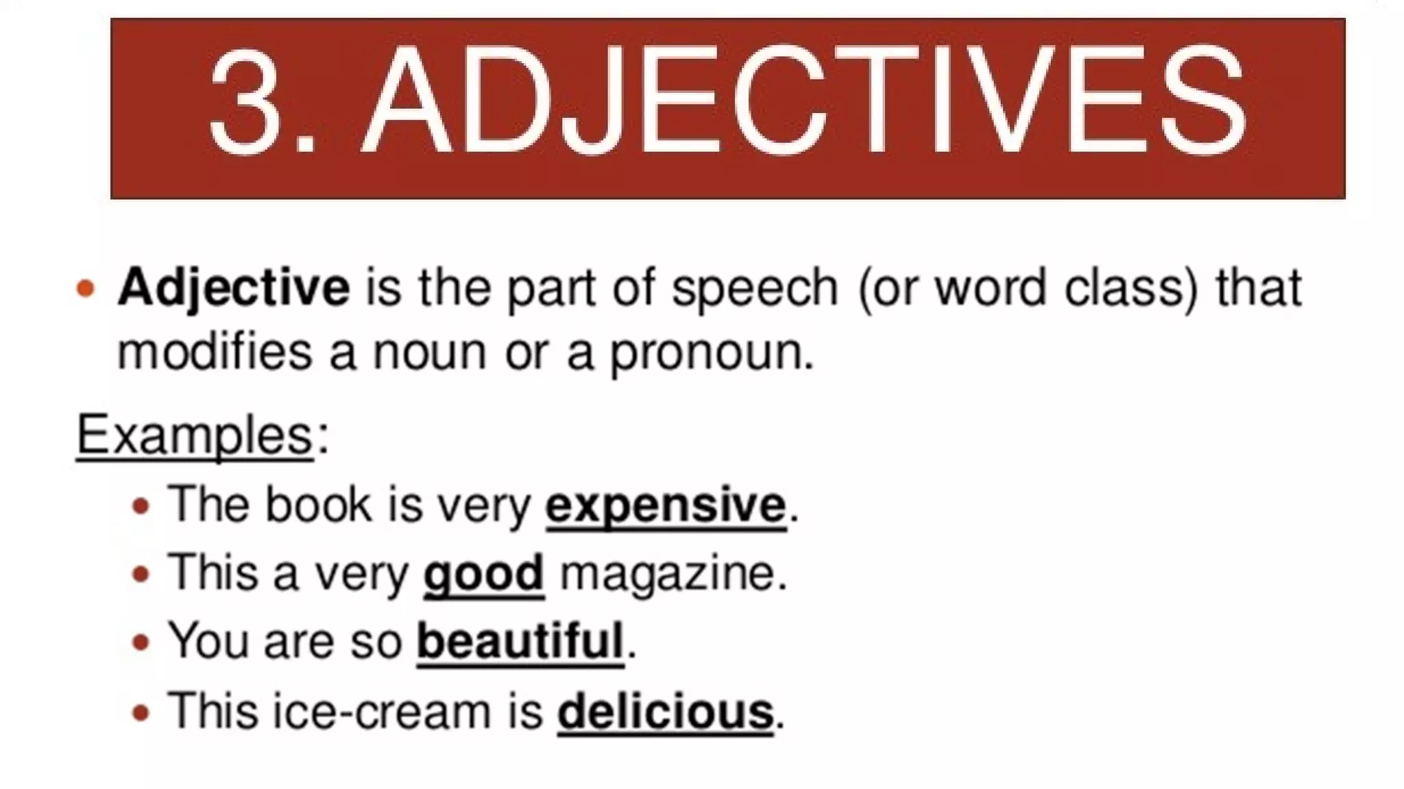 Adjective & Degree of Comparison | PPT